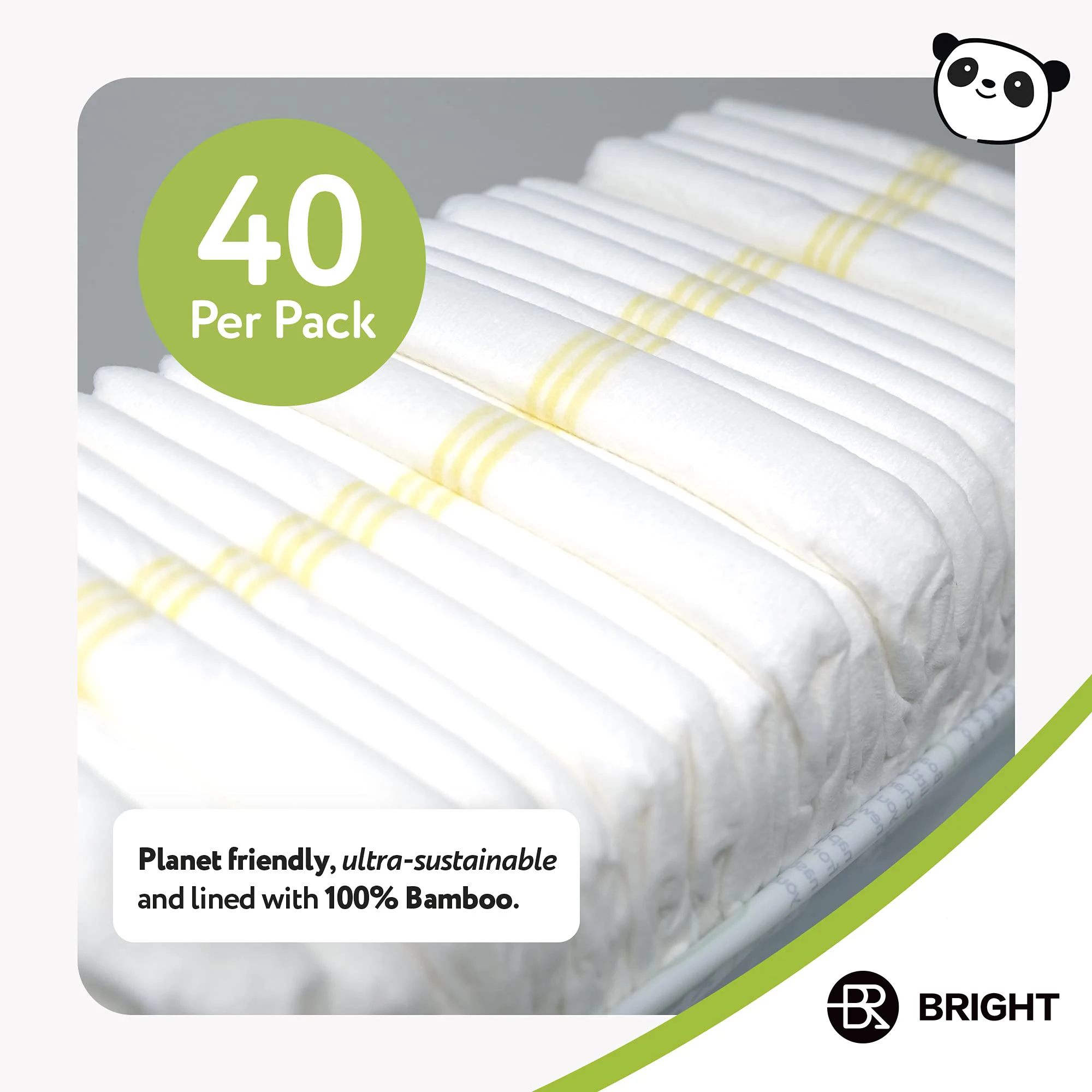 Premium Organic Extra-absorbent Eco-friendly Baby Diapers Prefold ...
