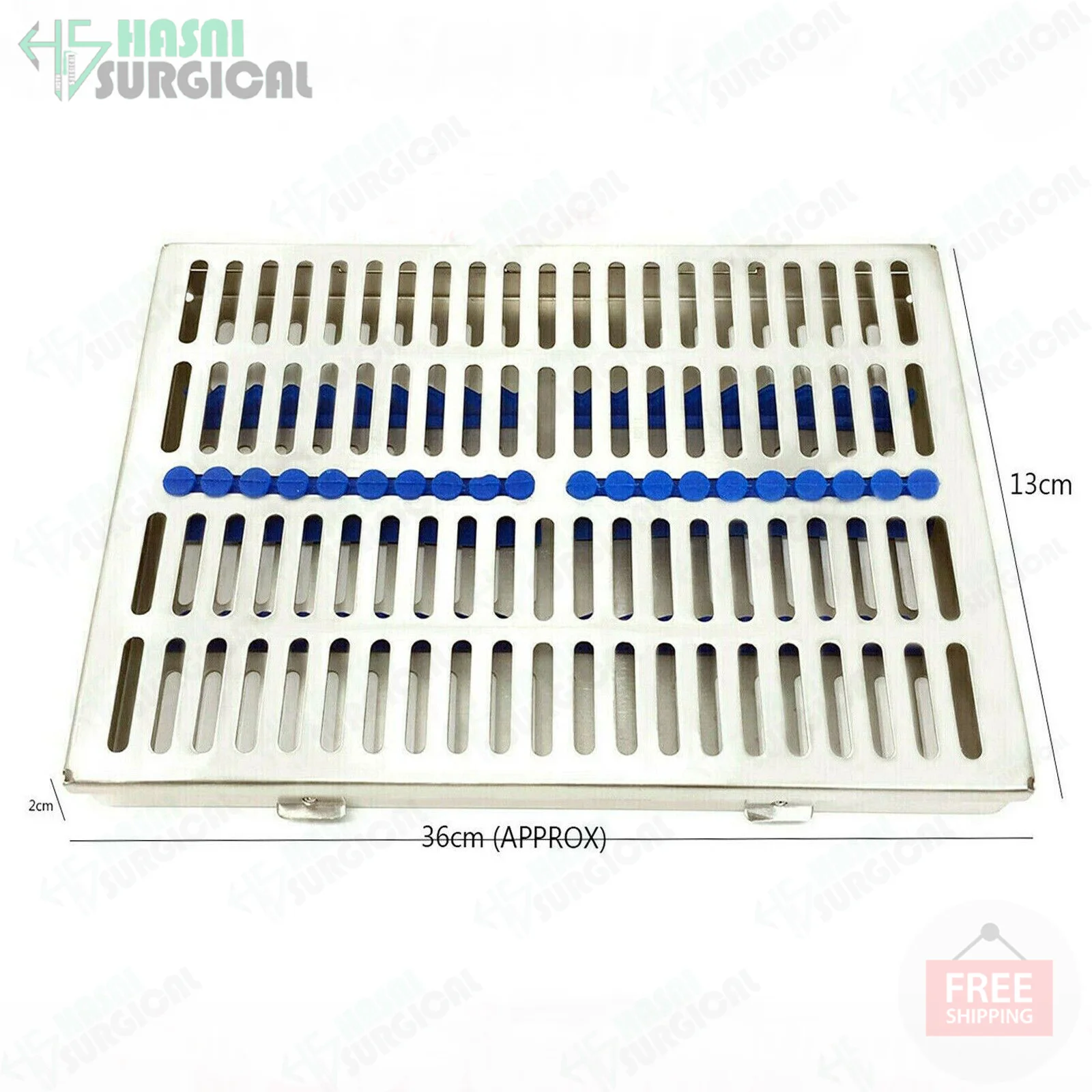 Dental Autoclave Sterilization Cassette Rack Organize Box Tray for 12 ...