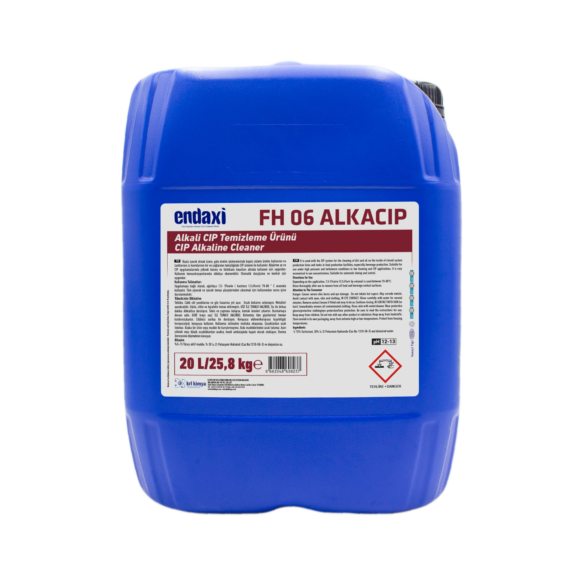 ALKACIP Alkaline CIP Cleaner for Food Beverage and Dairy Production ...
