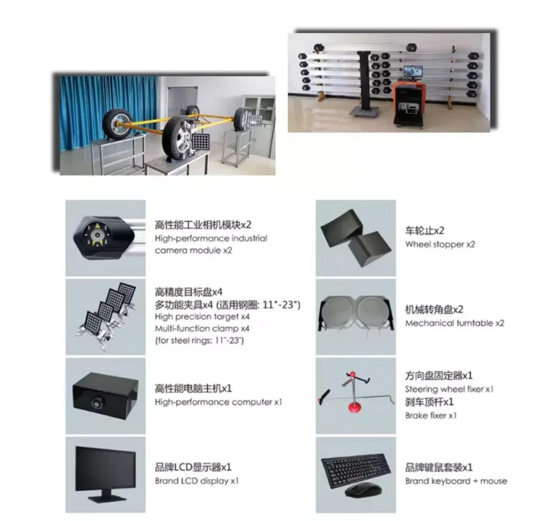 Launch X-831E 3D Wheel Alignment Machine - Precision & Reliability