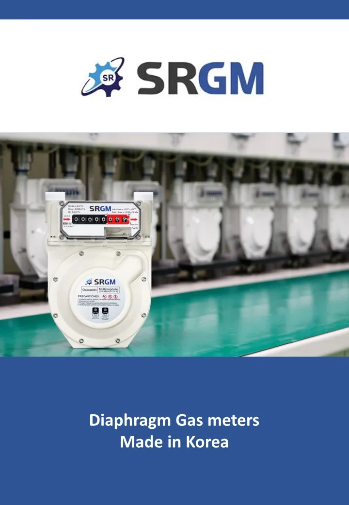 [SRGM]DiaphragmGAS METER G4.0 Made in Korea Aluminum Die Casting ...