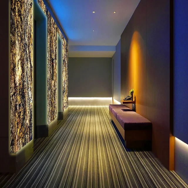 Decorative flexible stone veneer Wall Veneer Translucent Natural Marble ...