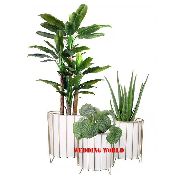 Set of Three Metal Planter Premium Quality Handmade Designer Planter ...