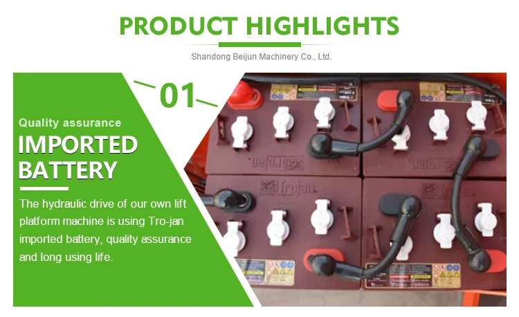 20ft 30ft 40ft Electric Self Propelled Movable Scissor Lift With Ce ...