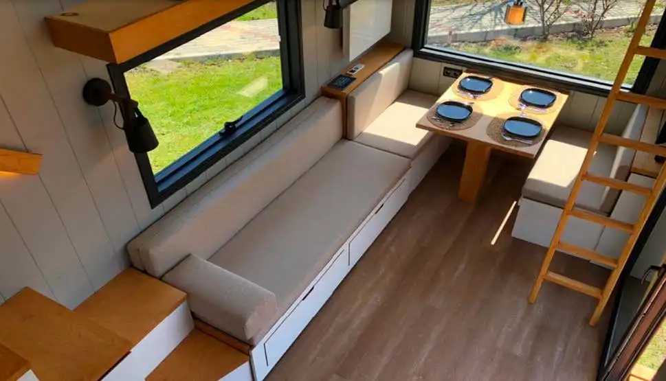 2+1 Family Tiny House 255cm X 720cm X H:400cm Premium Quality Prefab ...