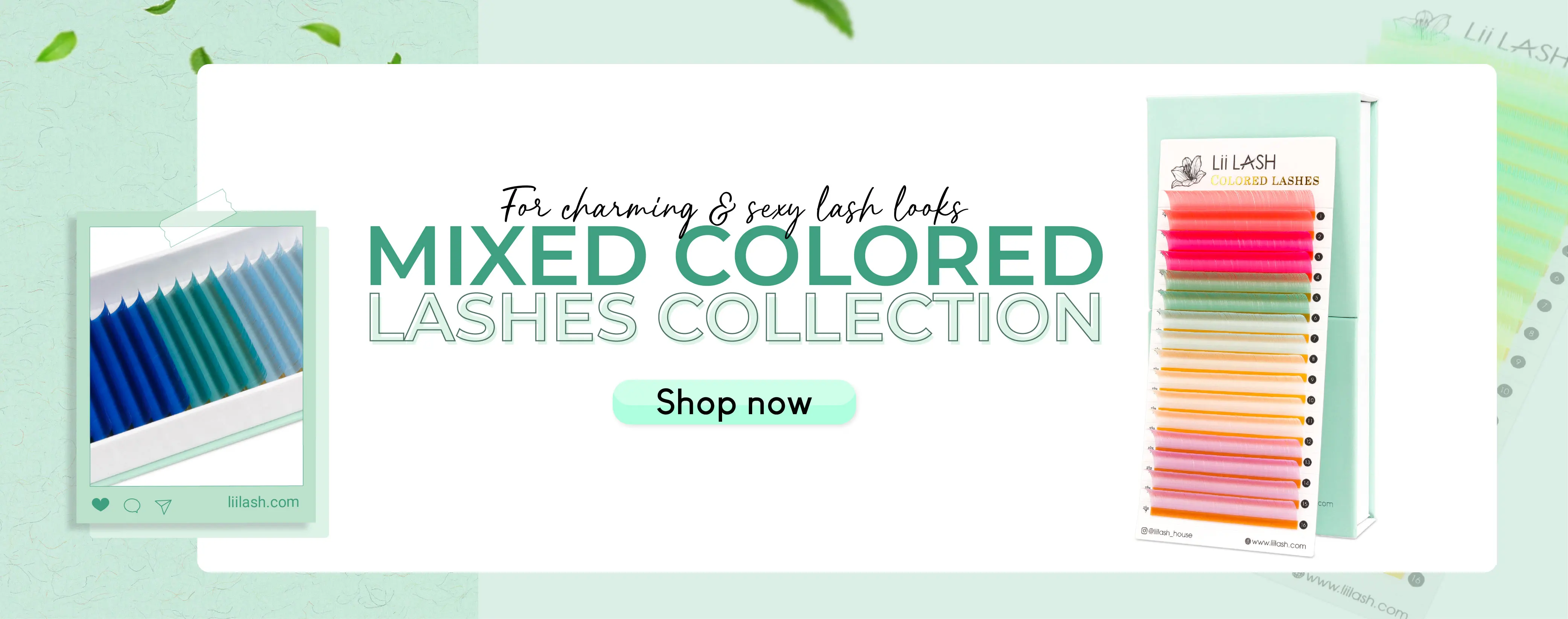 Customizable Full Volume Lash Extensions Colors Natural Long Handmade ...