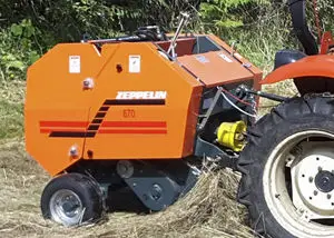 Hay Roll Round Baler Walking Tractor/rice Straw Baling Machine Hay ...