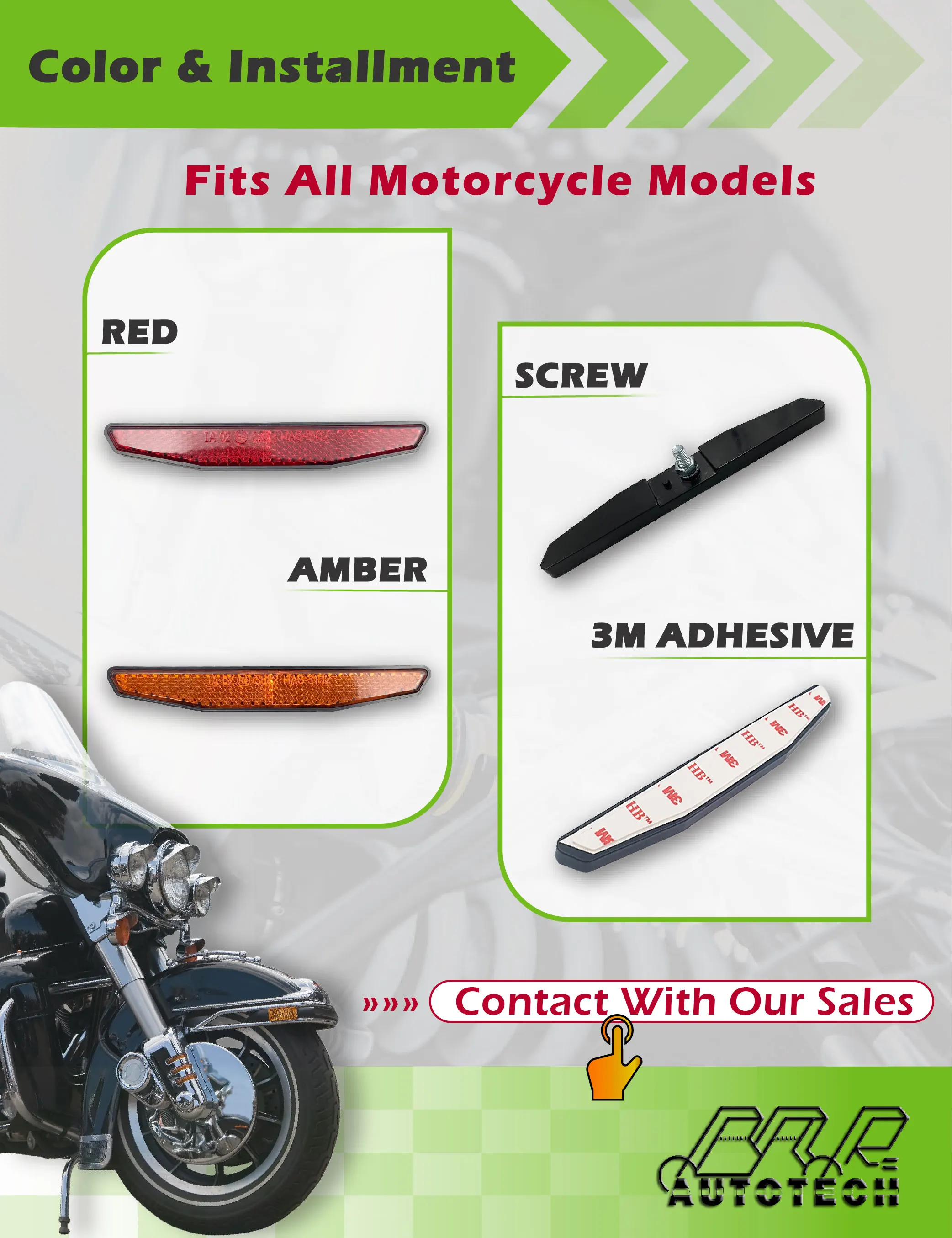 Emark Waterproof Motor Strip Stick Reflective Material Product| Alibaba.com