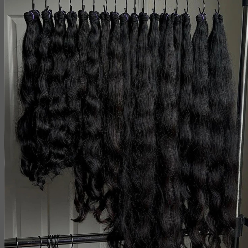 Double Drawn Raw Cambodian Hair Bundles - Unprocessed