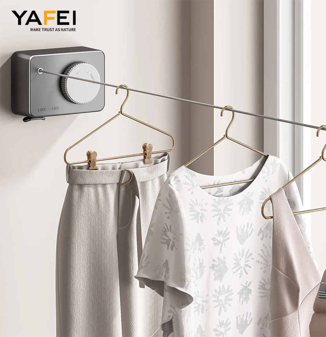 Washing Line Clothes Dryer - Adjustable Retractable Line