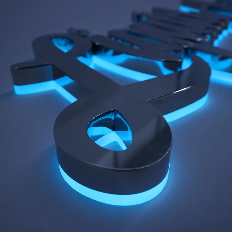 Advertising LED Sign Sample Box - 3D Acrylic Light up Letters