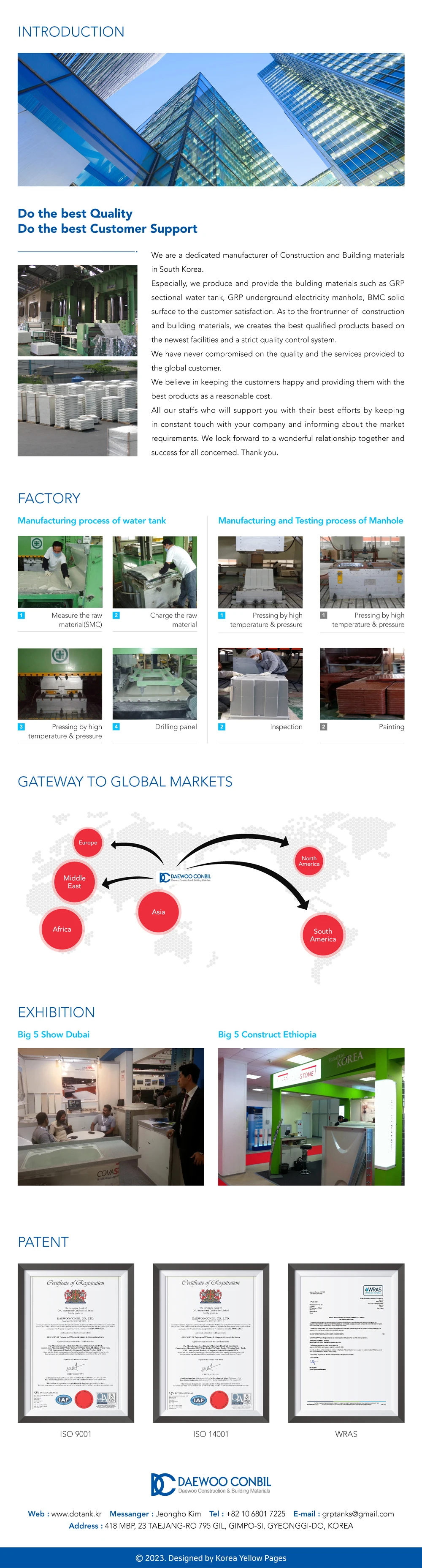 Industrial Water Tank Daewoo Grp Water Tank 200 Tons Excellent ...