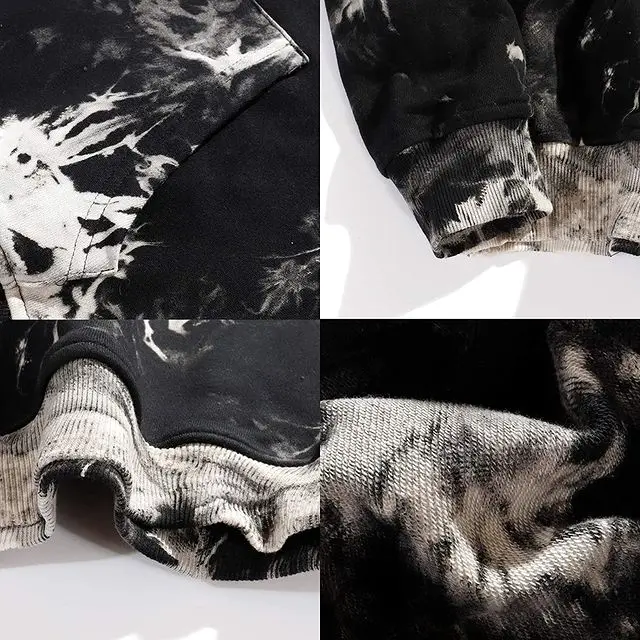 Acid Wash Men Hoodie Oversized Sweatshirt Customize Streetwear Vintage ...