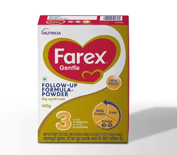 Farex 3 Follow Up Gentle Formula,400gm - Buy Farex 3 Gentle Milk Powder ...