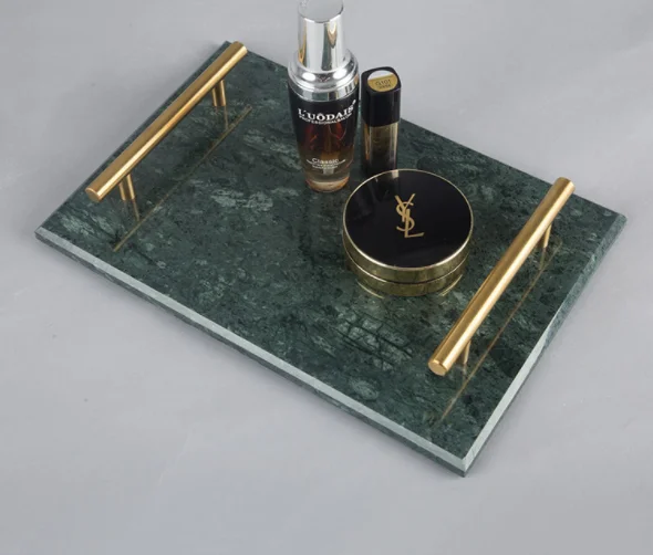 Pizza Marmor - Elegant White Marble Food Carrying Tray