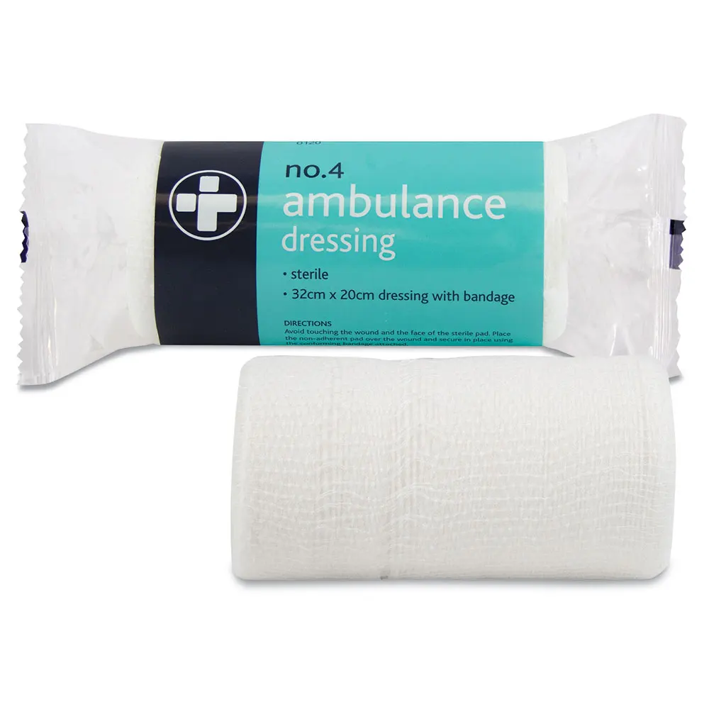 Reliance Medical No.4 Sterile Ambulance Dressing,Individually Wrapped ...