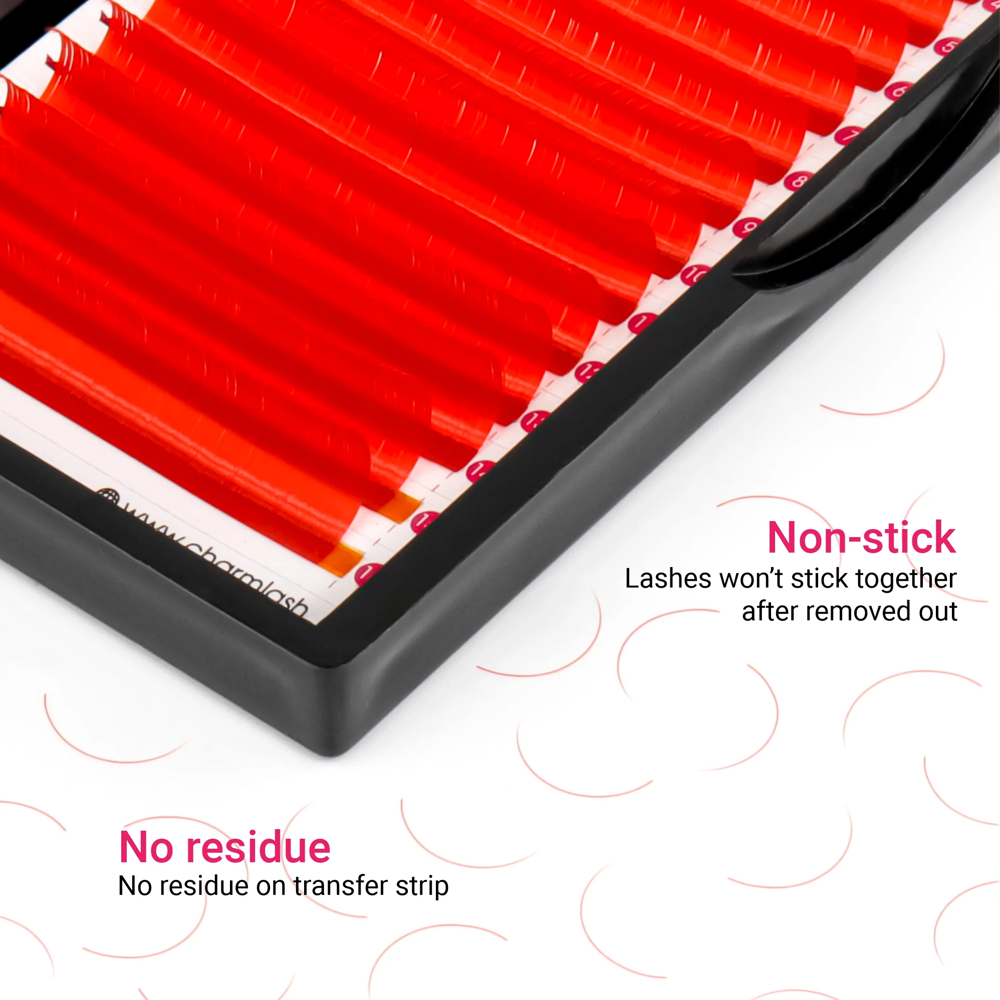 Brown Eyelash Extensions Lightweight Korean Pbt Fiber Cashmere Lash ...