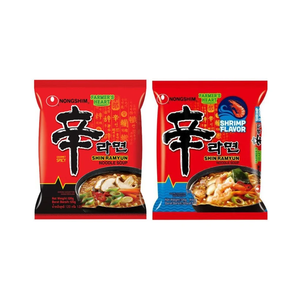 Nongshim Shin Ramyun Spicy Beef Flavour Noodle Soup Instant - Buy ...