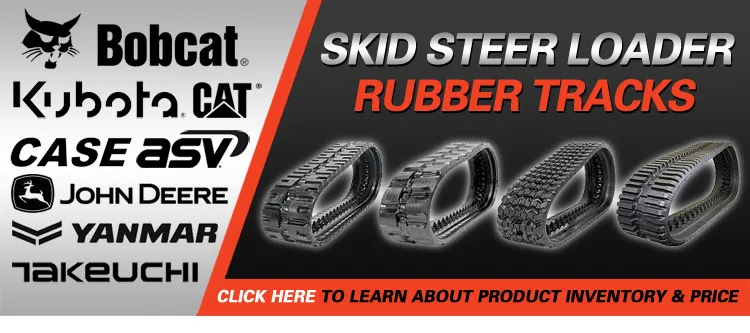 400x86x52 Zig Zag Tread Skid Steers Rubber Tracks For Loader Bobcat ...