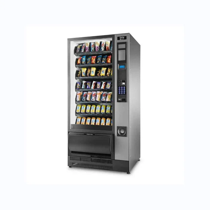 Small Drink Vending Machine With Card Reader Electronics Snacks Vending ...