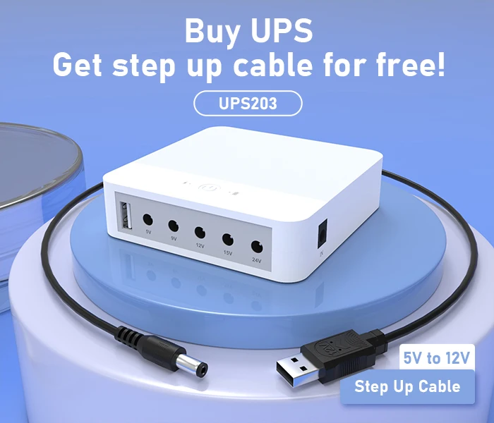 Mini Ups For Wifi Router Cctv Cameradc 5v 9v 12v 15v 24v Ups For Modem Onu Dc Online Ups - Buy ...