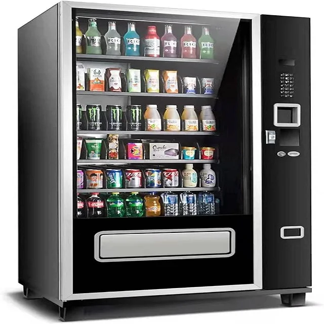 Cold Drink Vending Machine With Dual Zone Temp Control Available And ...