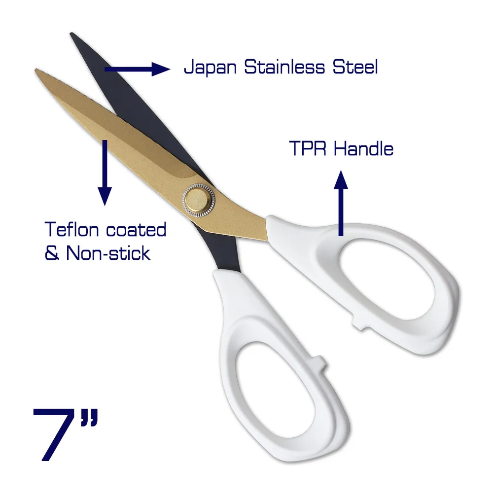 Teflon Coated Non-Stick Office Scissors Different Colors Stationery ...