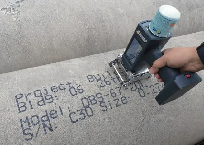 Industrial Large Characters 60mm Height Handjet Portable Printer With Factory Price - Buy ...