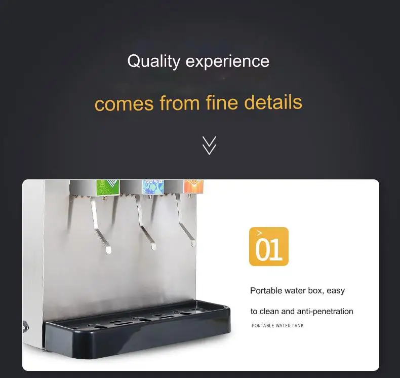 Drink Cola Soda Carbonated Drinking Dispenser Machine/ Commercial 2-6 ...
