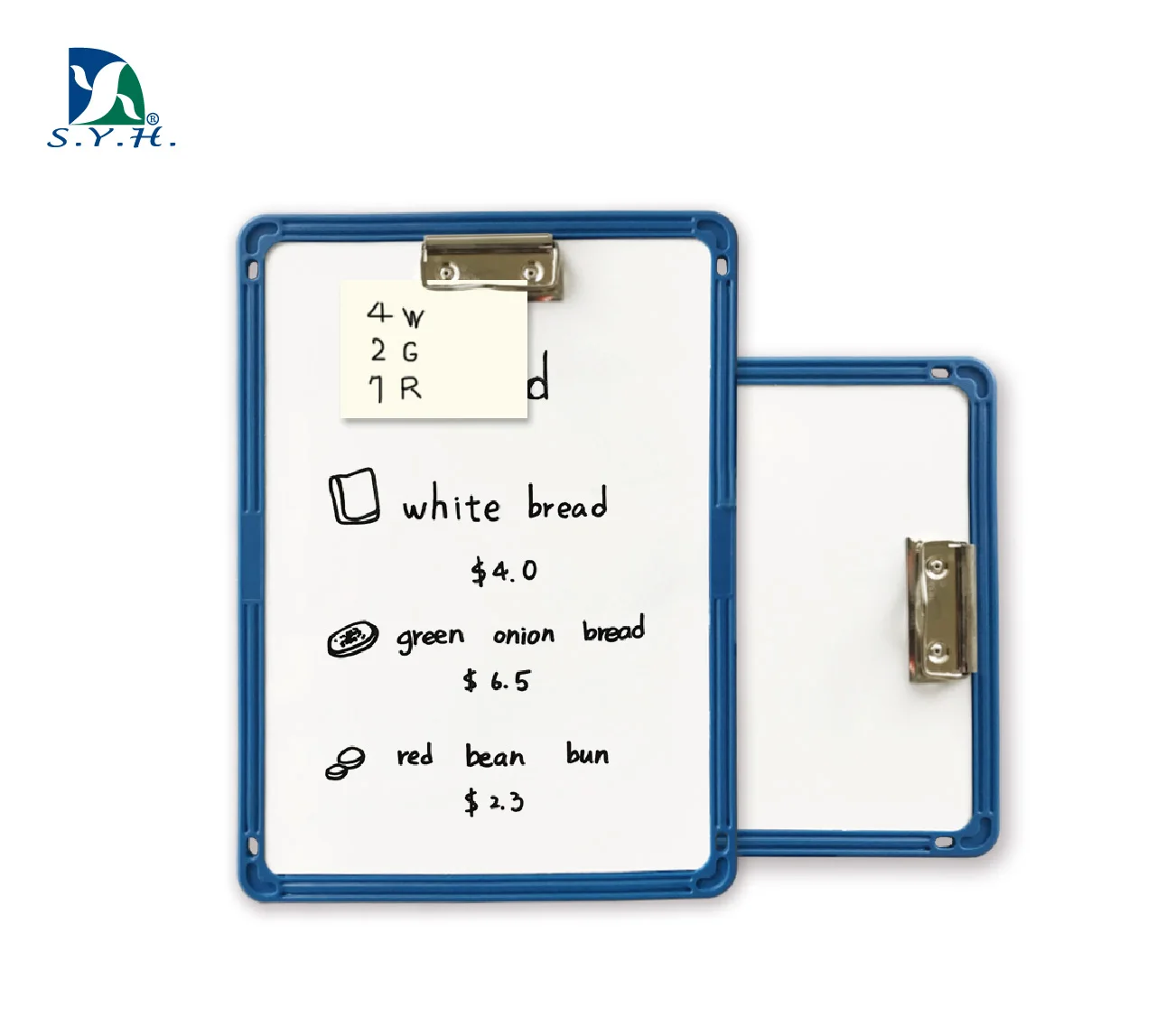 Plastic Frame A4 File Folder Dry Erase Whiteboard with Clip