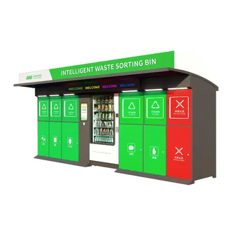 6 Compartments Outdoor Places Public Area Floor-stand Ic Card Fullness ...