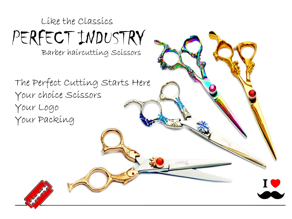 New Design 2022 Professional Hairdressing Scissors Hot Selling Barber ...