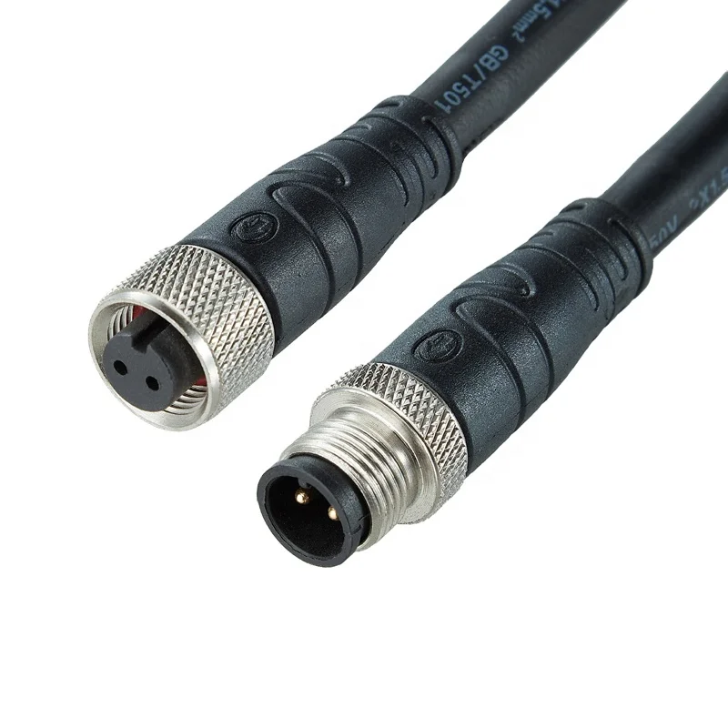 M12 Ip68 Pedal Panel Mount Quick Lock Type Waterproof Power Connector ...