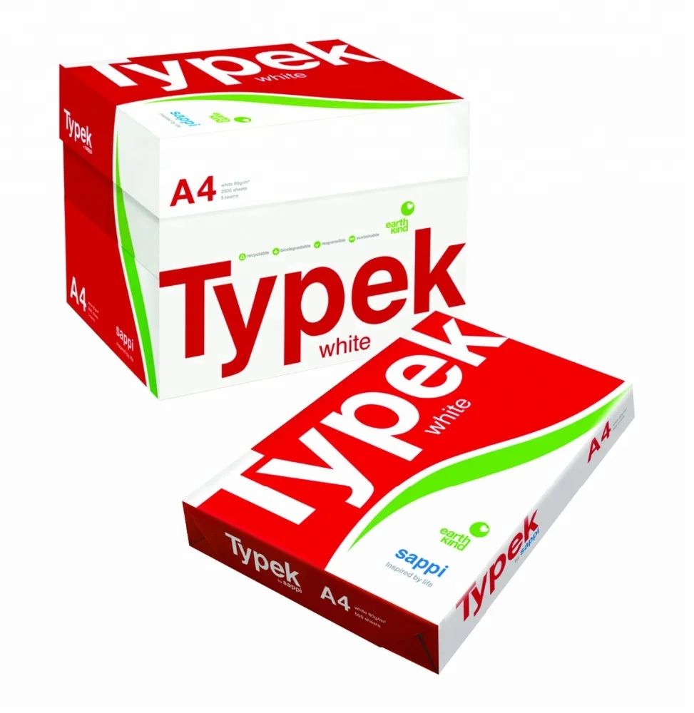 Typek A4 Office Paper/white A3/a4 Copier Papier Typek Copy Paper 80gsm ...