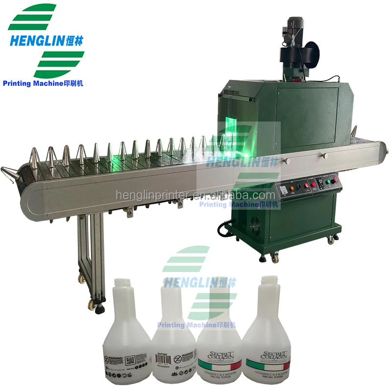 Tunnel Drying Line Curing Machine For Uv Ink Pp Pe Plastic Glass Bottle ...