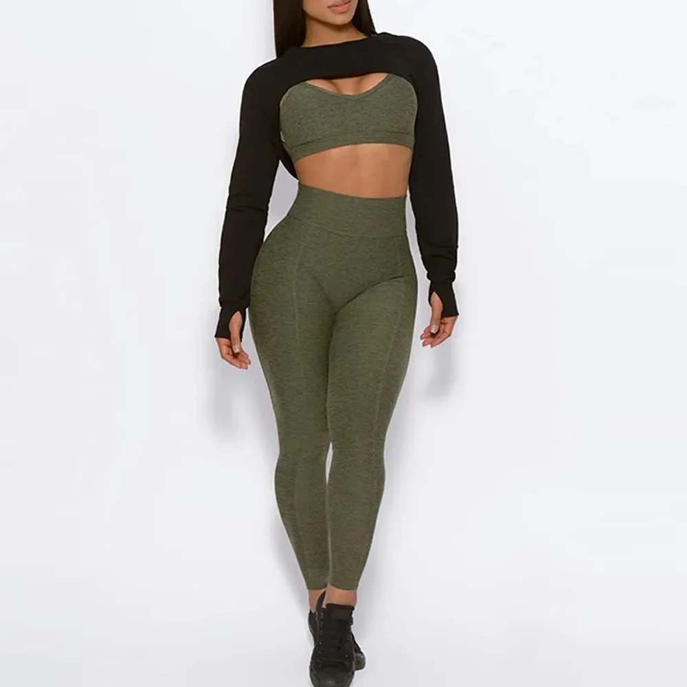 Oem High Quality Gym Wear High Waist Sportswear Gym Workout Clothing 2 ...