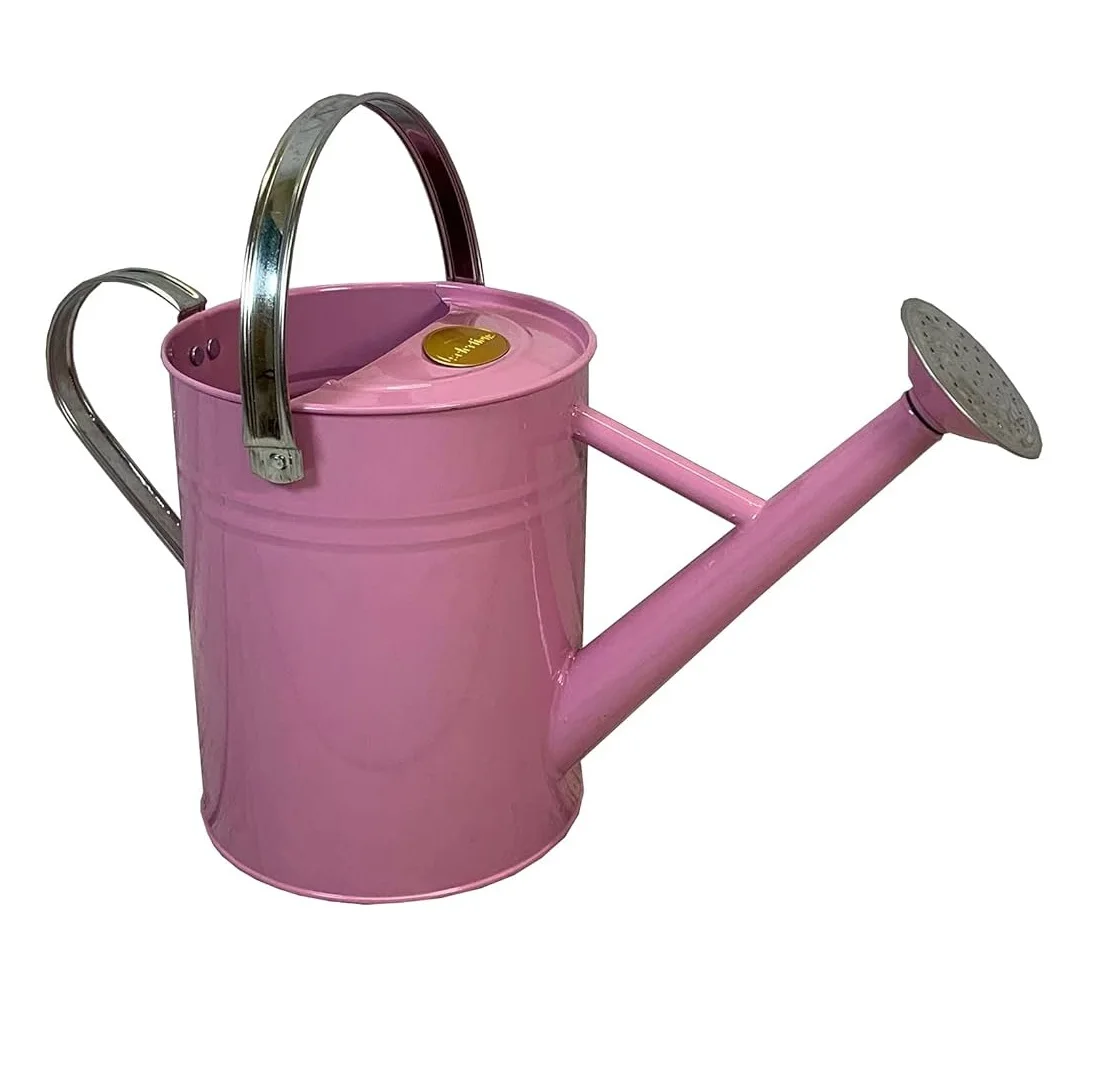 Stylish Pink Color Powder Coated Hammered Vintage Water Can Classic ...