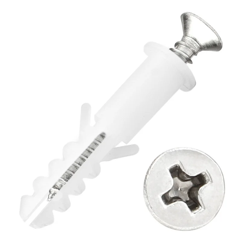 Screws Plastic Expansion Pipe Plasterboard Plugs Self Tapping Screw For ...