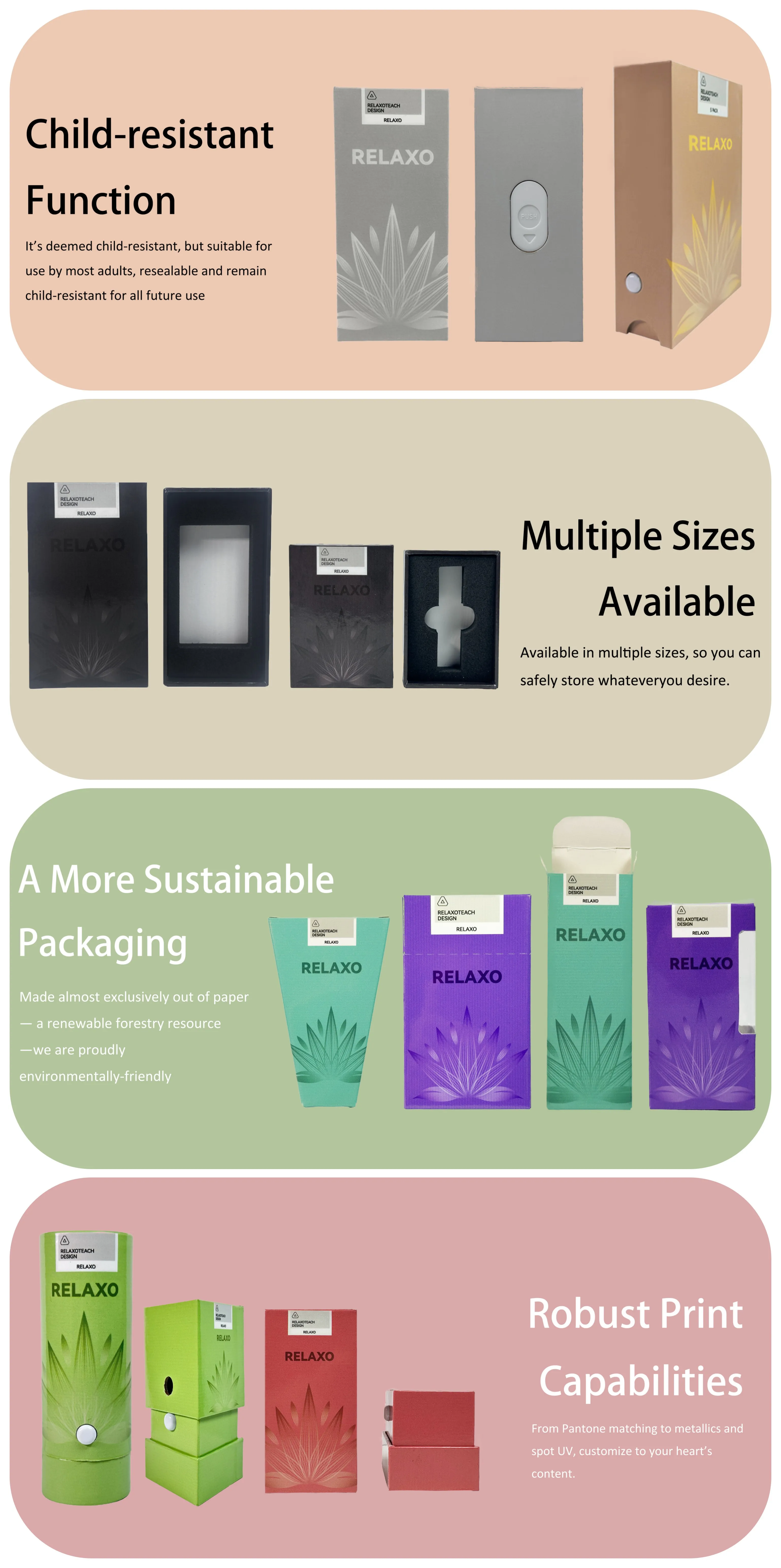 Custom Eco Friendly Child-resistant Cart Paper Box Examples Of Child ...