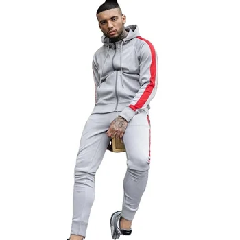 Men Training Suit Customize Color And Logo Men's Track Suit 100 Cotton ...