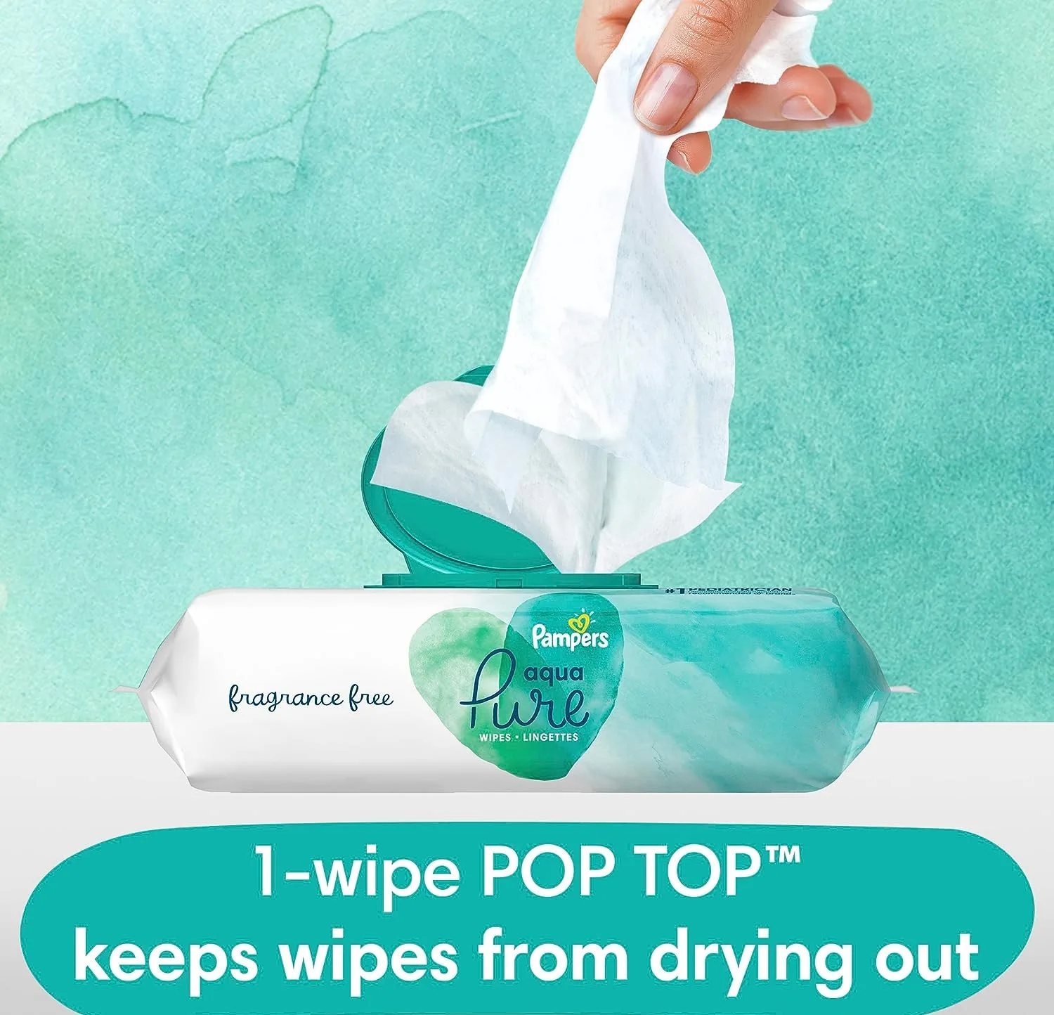 Pampers Aqua Pure Natural Sensitive Baby Wipes - Buy Pampers Baby Wipes ...