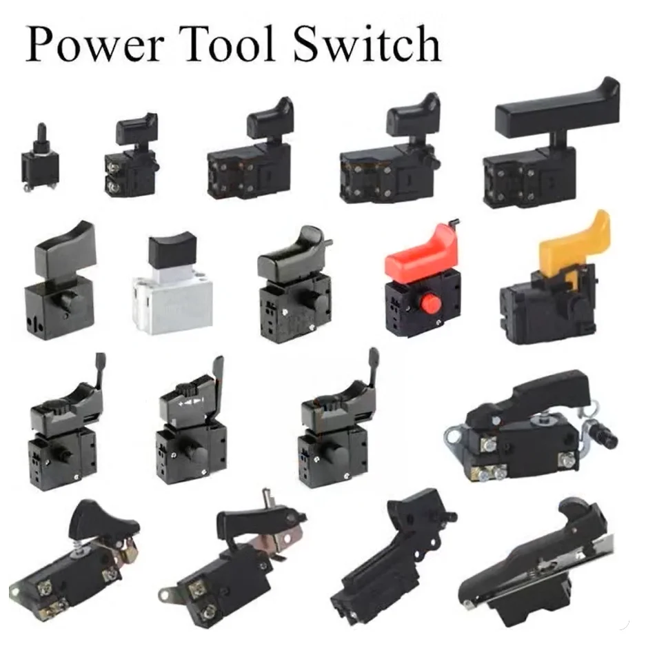 Power Tool Switches for Impact Drill & Angle Grinder - Variable Speed ...