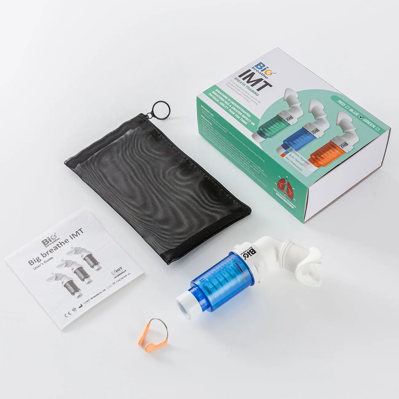 Imt Middle(blue) Breathing Exercise Device For Lungs New High Quality ...