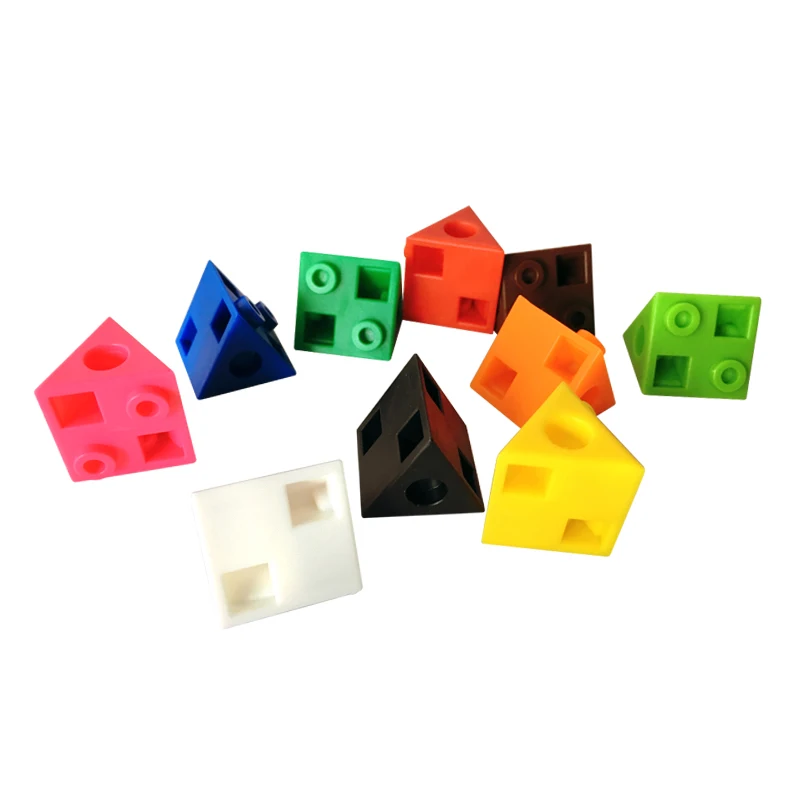 Math Linking Isosceles Right Triangles Cubes Blocks Educational Toy ...