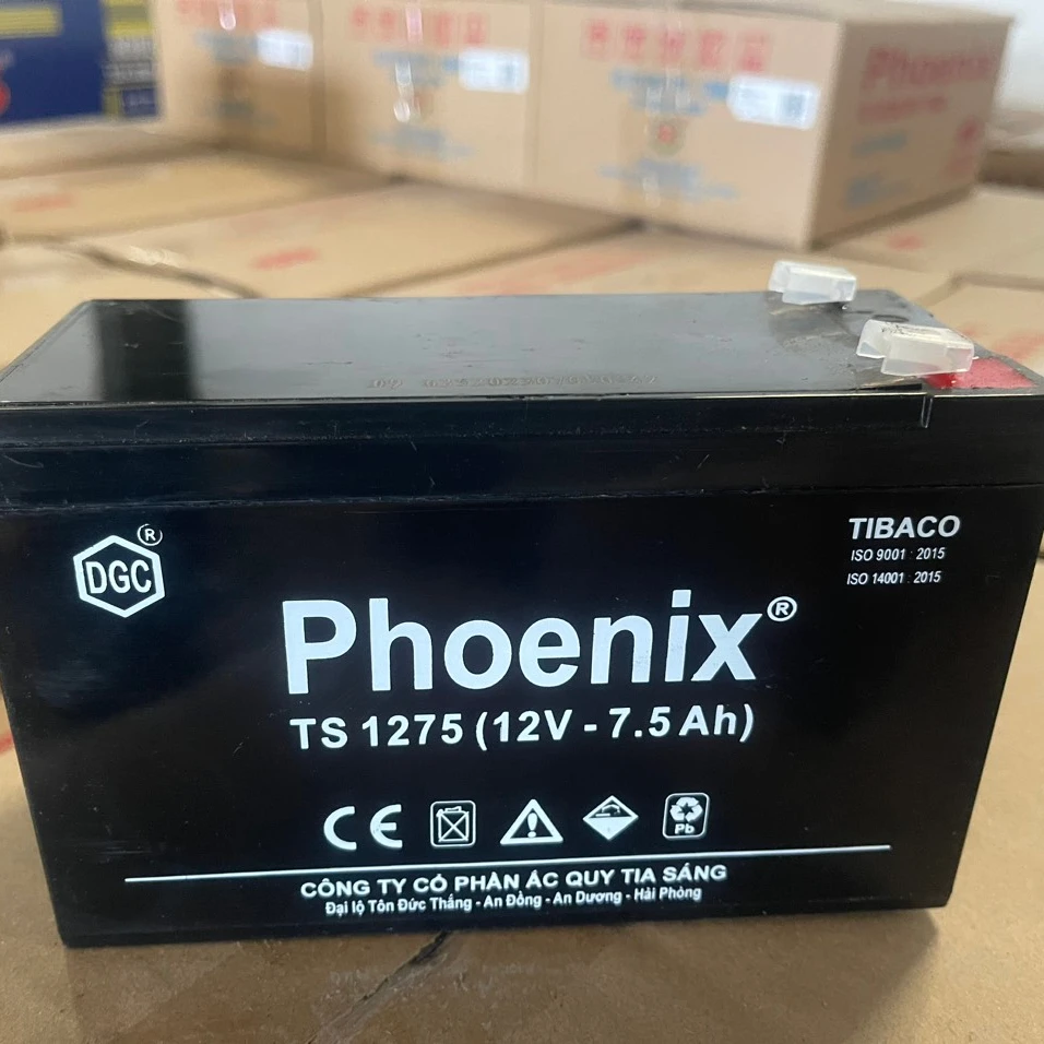 12v-7,5ah Vrla Battery For Industrial Produced In Vietnam Factory Cheap ...
