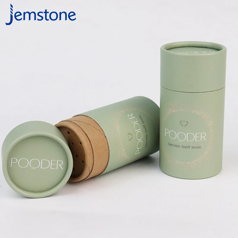 Custom Eco Biodegradable Cardboard Empty Powder Food Kraft Powder Spice ...