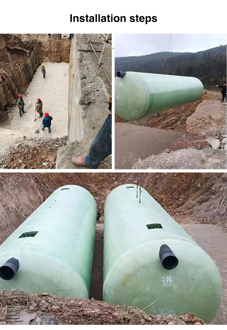 Dms Fiberglass Septic Tank Materials Used Septic Tank For Sewage ...