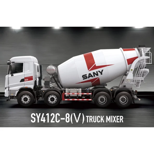 SANNY 12m3 Truck Mixer 600 L SY412C-8(V) Concrete Machinery| Alibaba.com