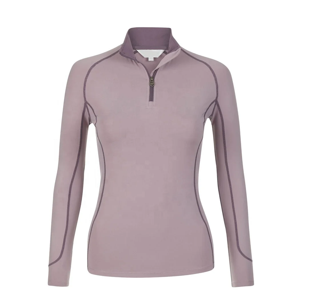 Customized Printing Riding Shirts Long Sleeve Horse Riding Show Base ...