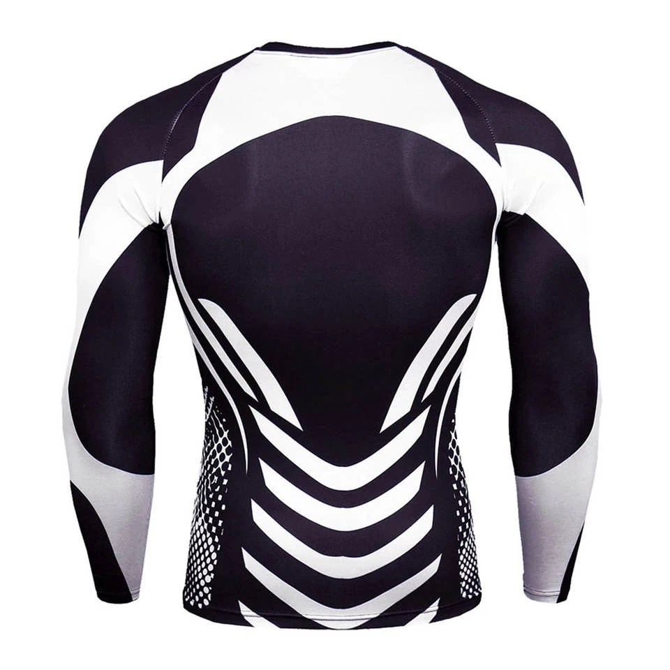 Wholesales 2024 Rash Guard Sublimation Long Sleeve Printed Custom Men ...
